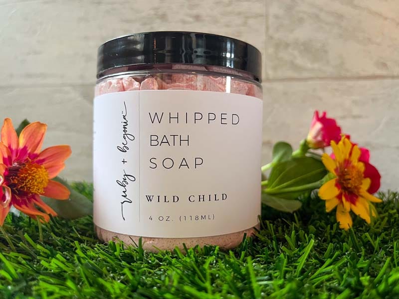 Wild Child Whipped Bath Soap | Ruby + Begonia