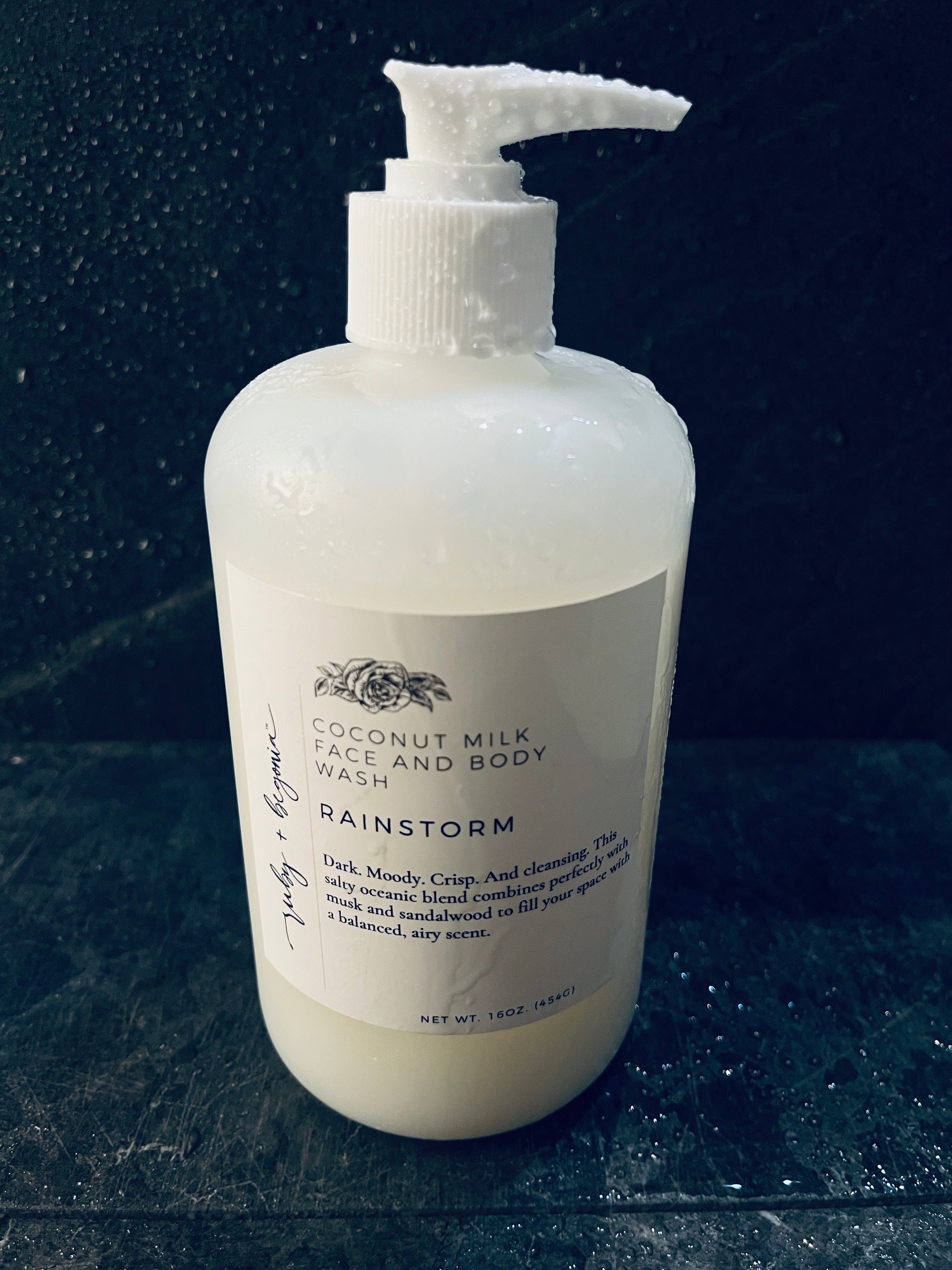 Rainstorm Coconut Milk Body Wash | Ruby + Begonia
