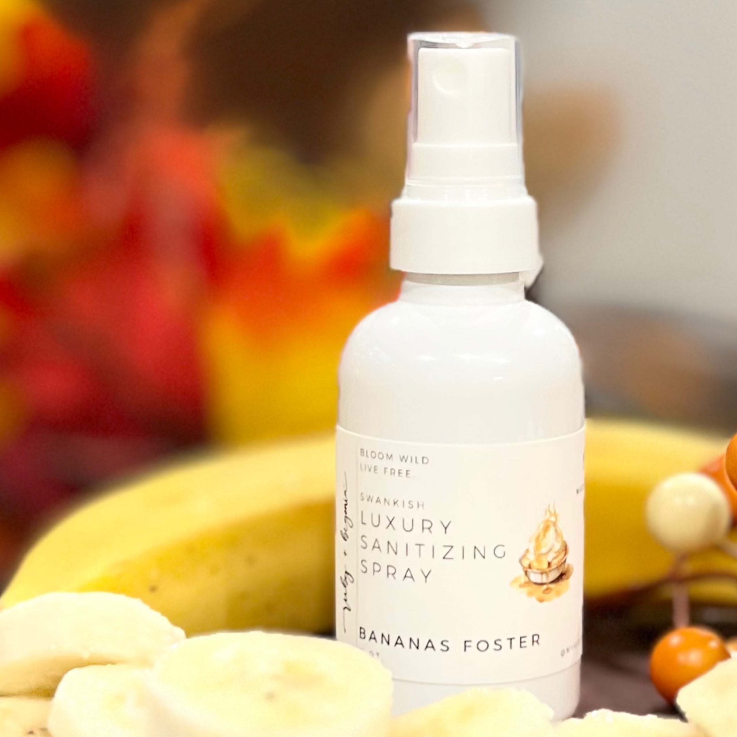Bananas Foster Swankish Spray Sanitizer | Ruby + Begonia