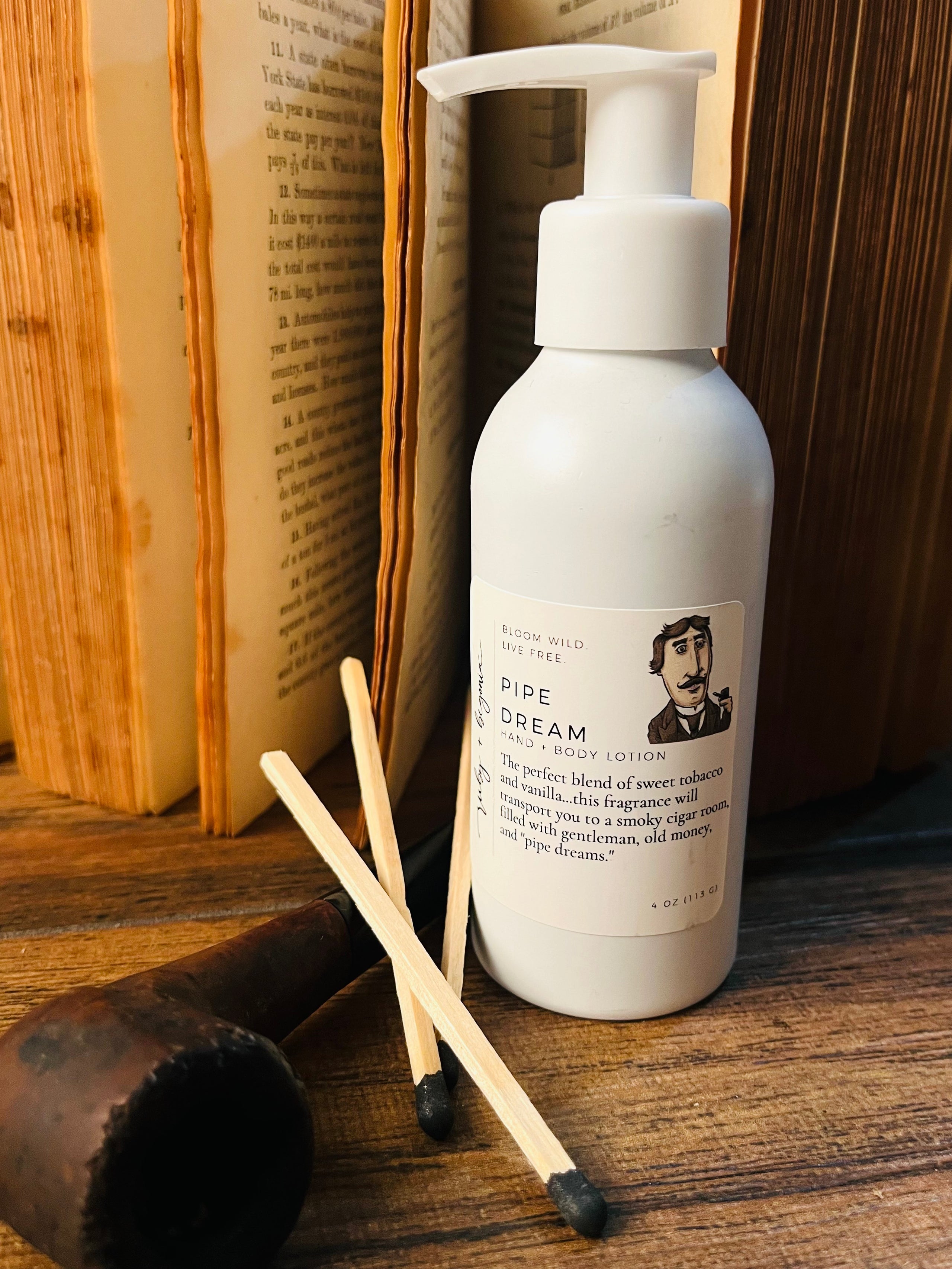 Pipe Dream Hand + Body Lotion | Ruby + Begonia