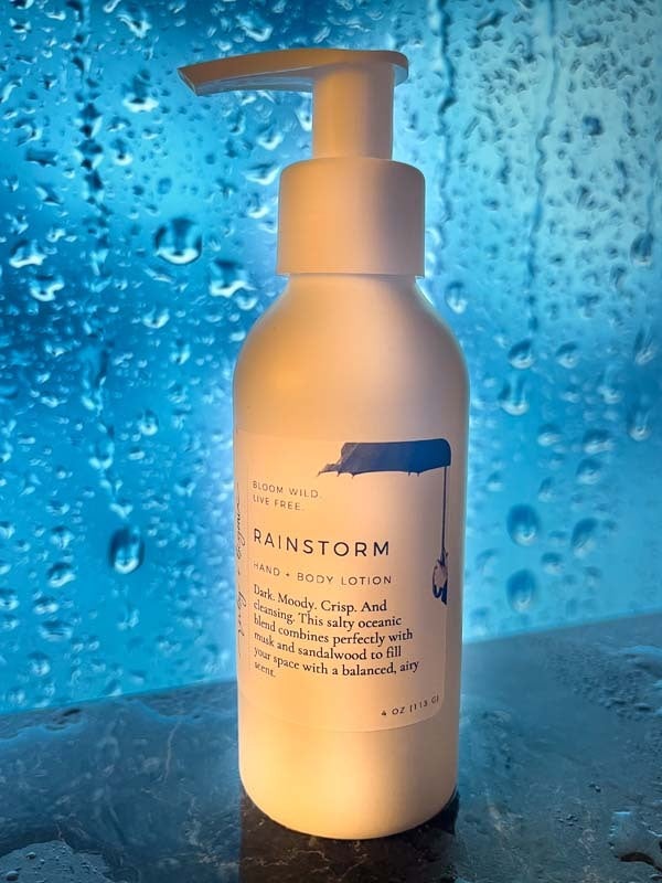 Rainstorm Hand + Body Lotion | Ruby + Begonia