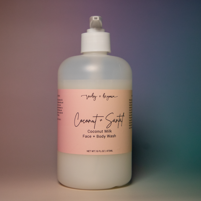 Coconut + Santal Coconut Milk Body Wash | Ruby + Begonia