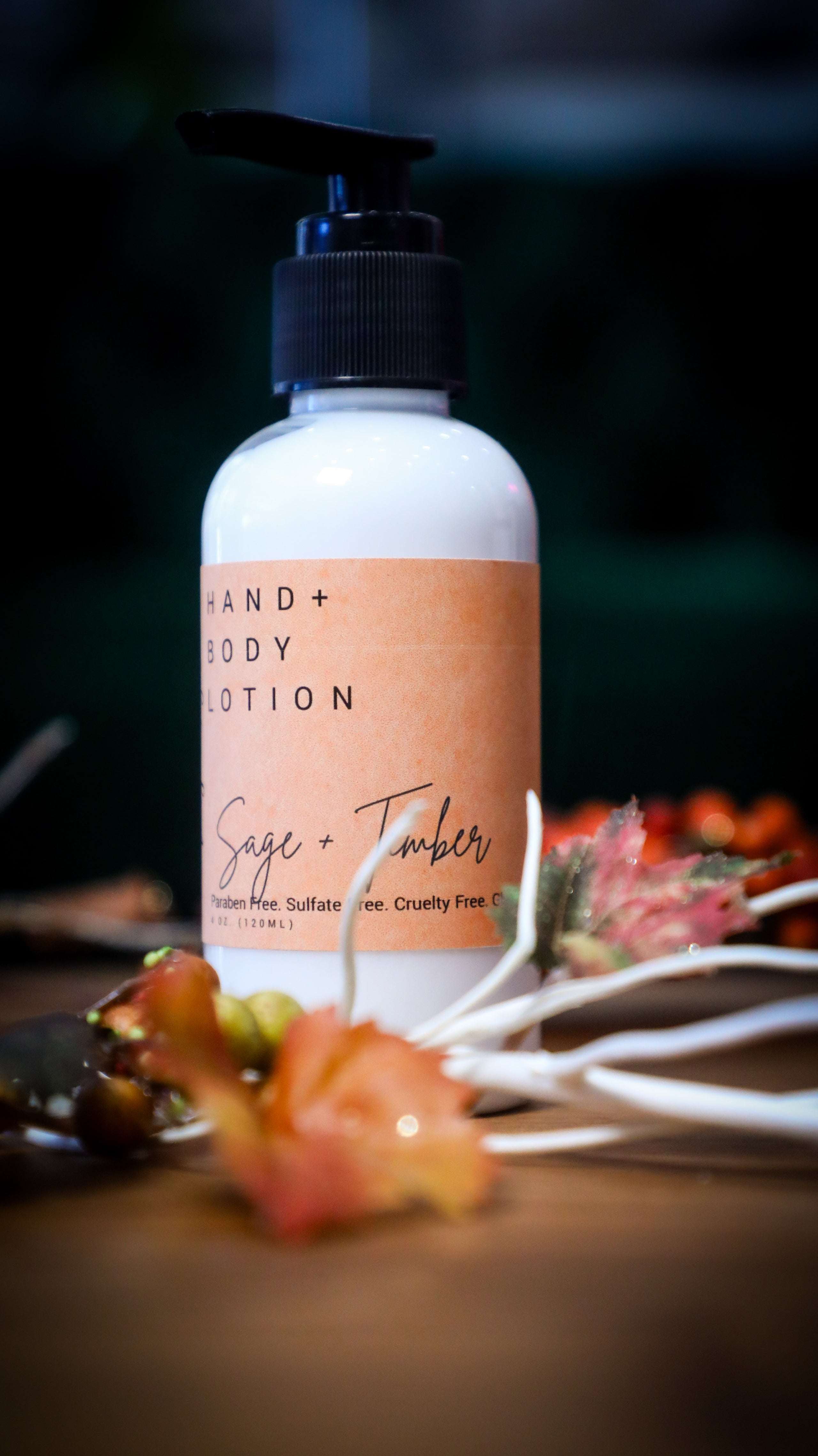 Sage + Timber Hand + Body Lotion | Ruby + Begonia