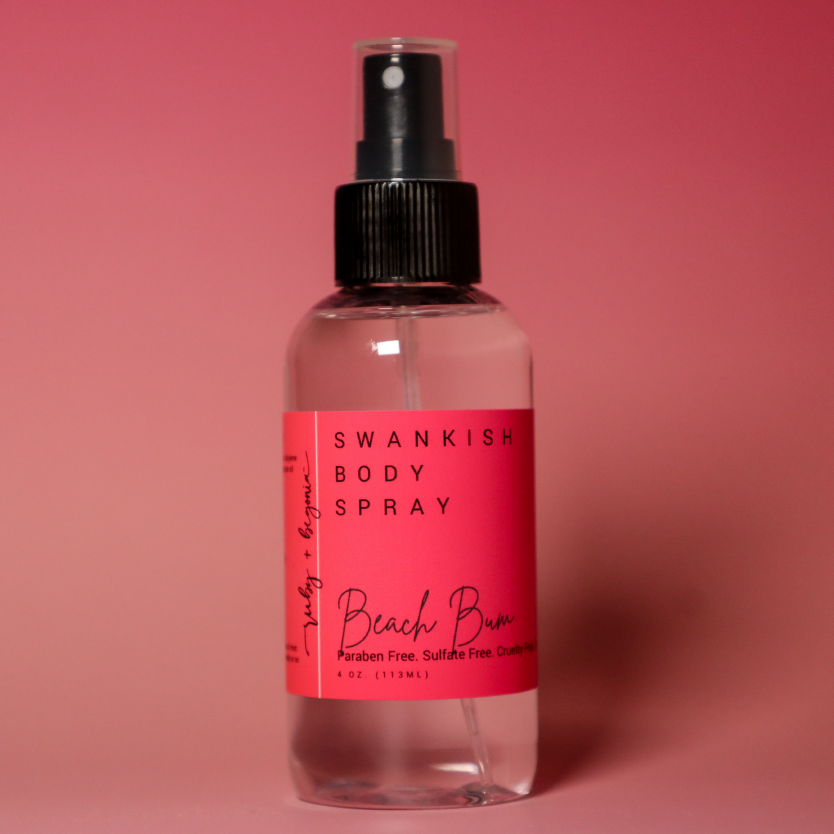 Beach Bum Swankish Body Spray | Ruby + Begonia