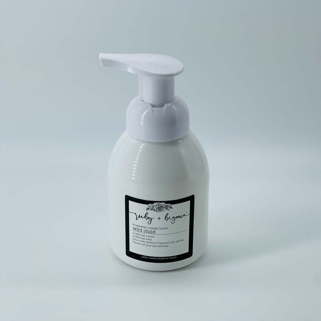 Wild Child Organic Foaming Hand Soap | Ruby + Begonia