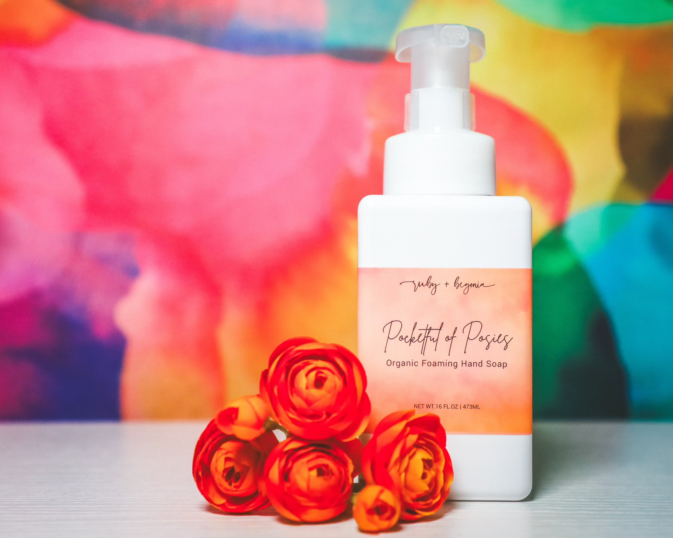 Pocketful of Posies Organic Foaming Hand Soap | Ruby + Begonia