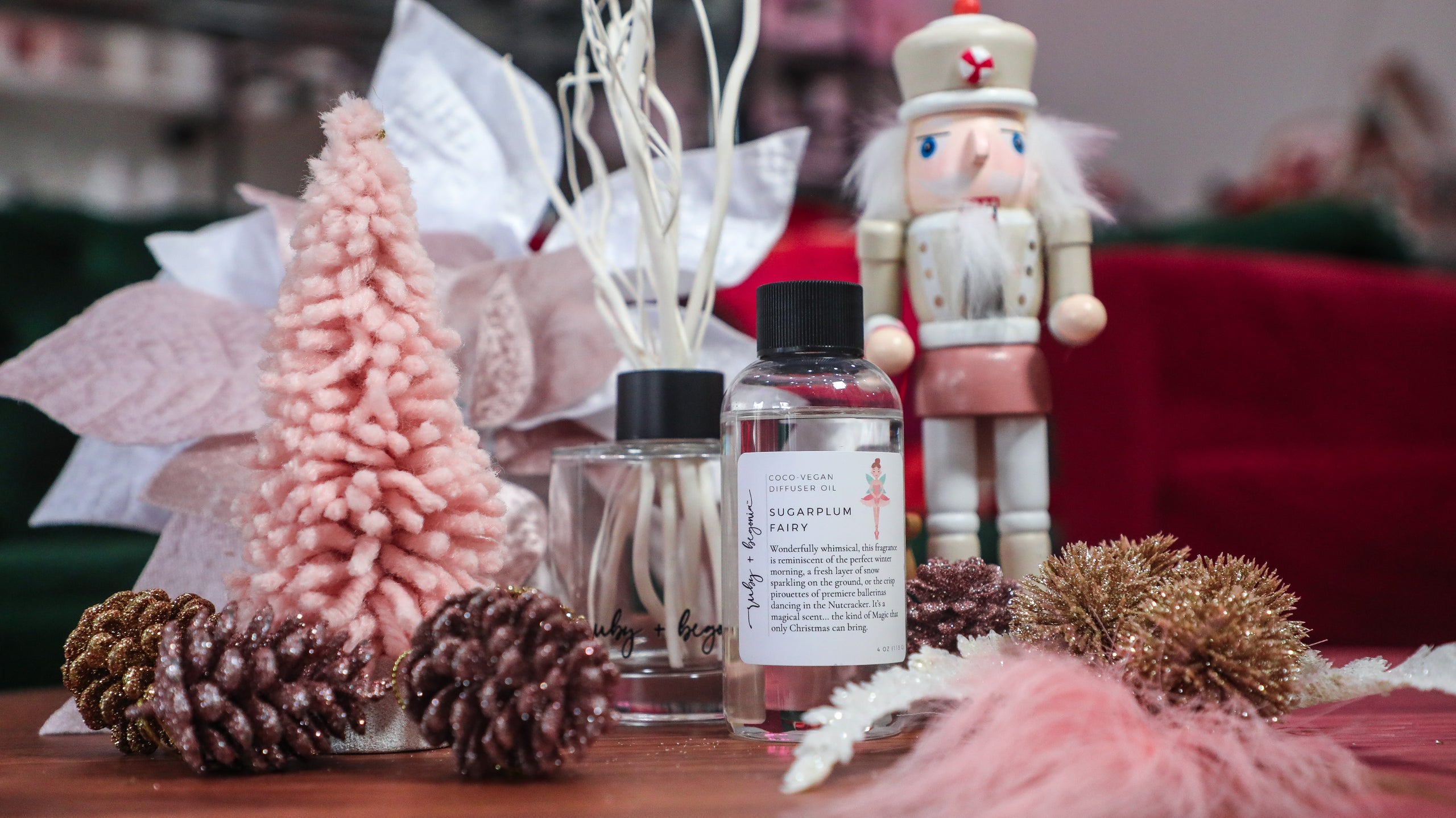 Sugarplum Fairy Diffuser Fragrance Oil | Ruby + Begonia