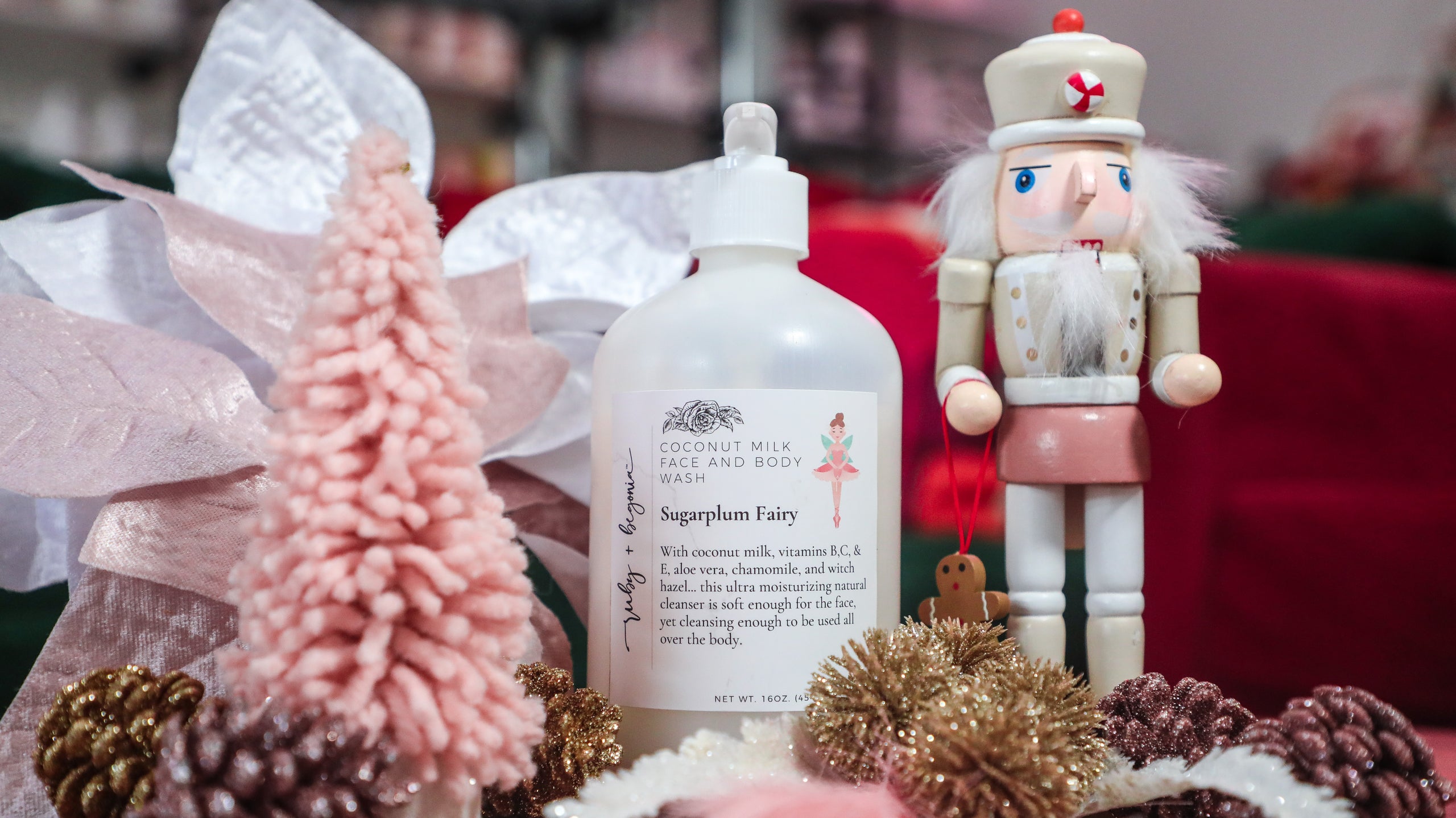 Sugarplum Fairy Coconut Milk Body Wash | Ruby + Begonia