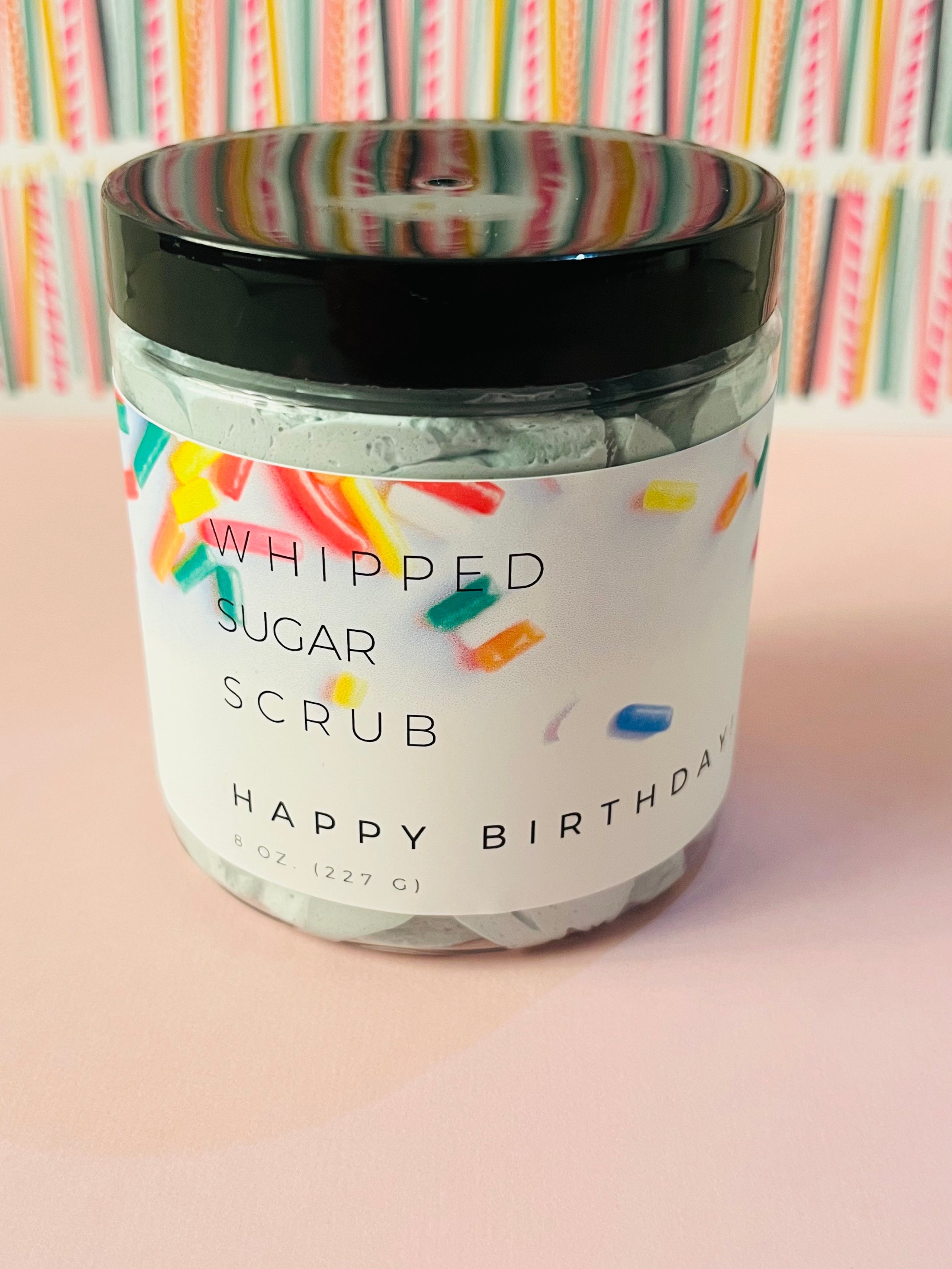 Happy Birthday Whipped Sugar Scrub | Ruby + Begonia